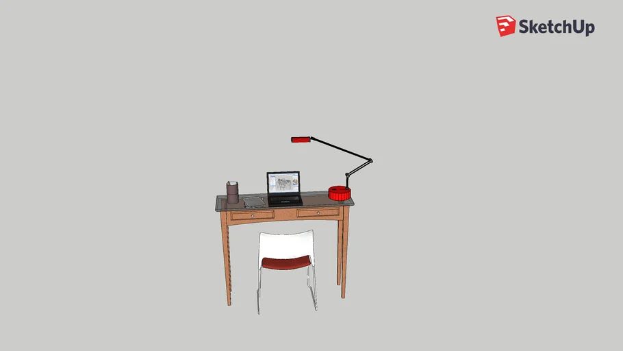 Study Desk 3D Warehouse, 53% OFF | www.pinnaxis.com