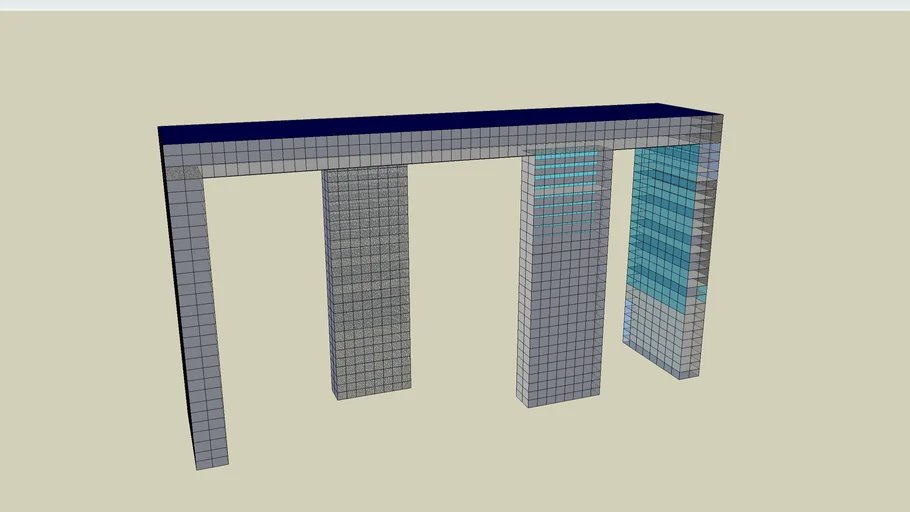 Multiple Rectangle Building | 3D Warehouse