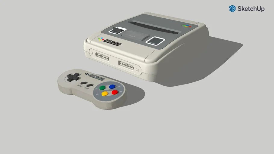 Super Nintendo Entertainment System | 3D Warehouse