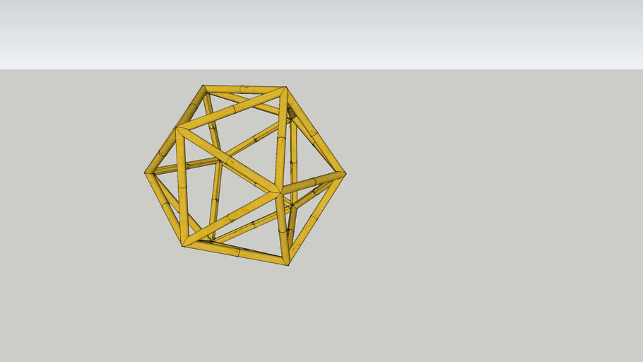 wood icosahedron | 3D Warehouse