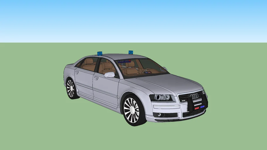 audi a8 riots police | 3D Warehouse