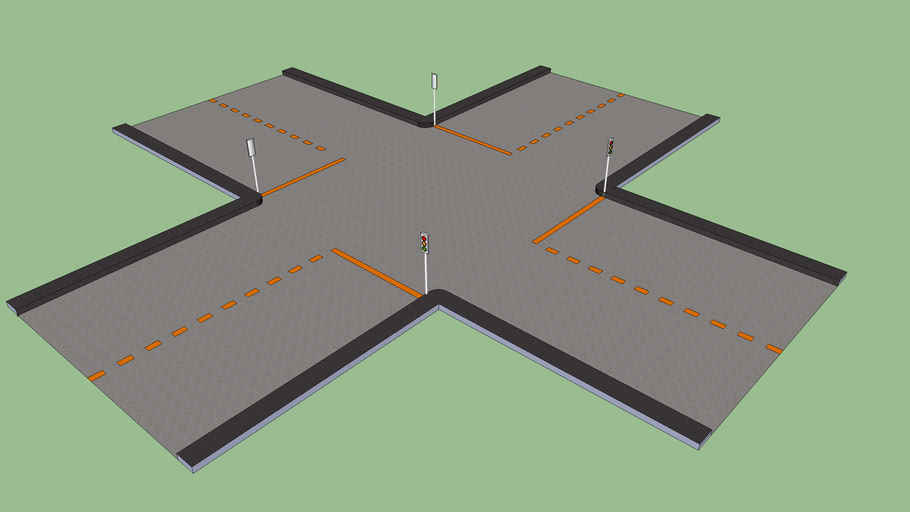 Road Intersection | 3D Warehouse