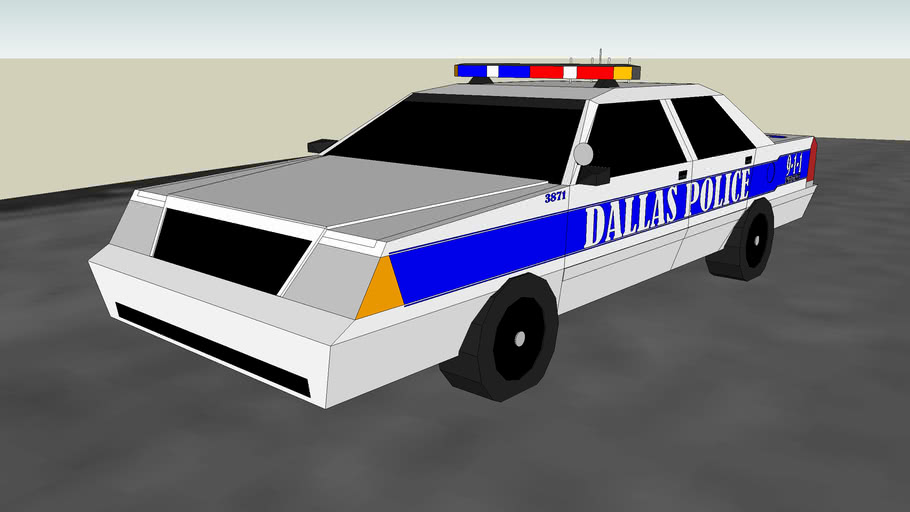 Dallas Texas Police Car | 3D Warehouse