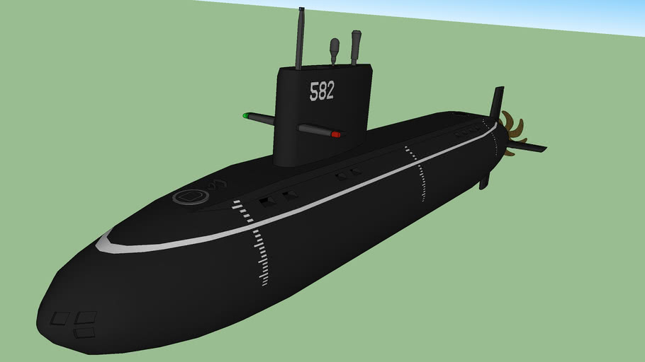USS Bonefish (SS-582) | 3D Warehouse