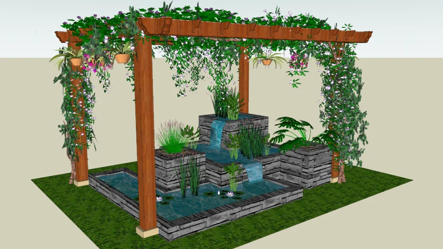 Sheltered pond | 3D Warehouse