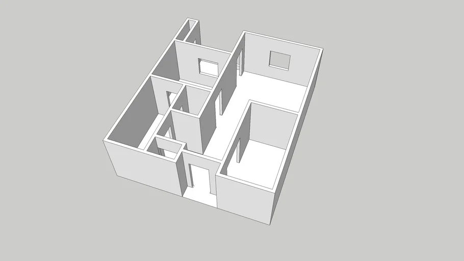 SKP exercise studio house | 3D Warehouse