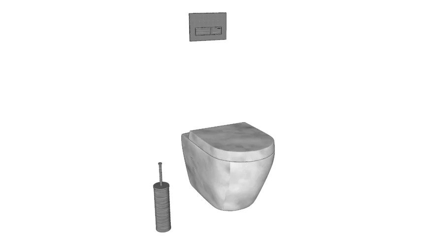 wc toilet geberit vray | 3D Warehouse