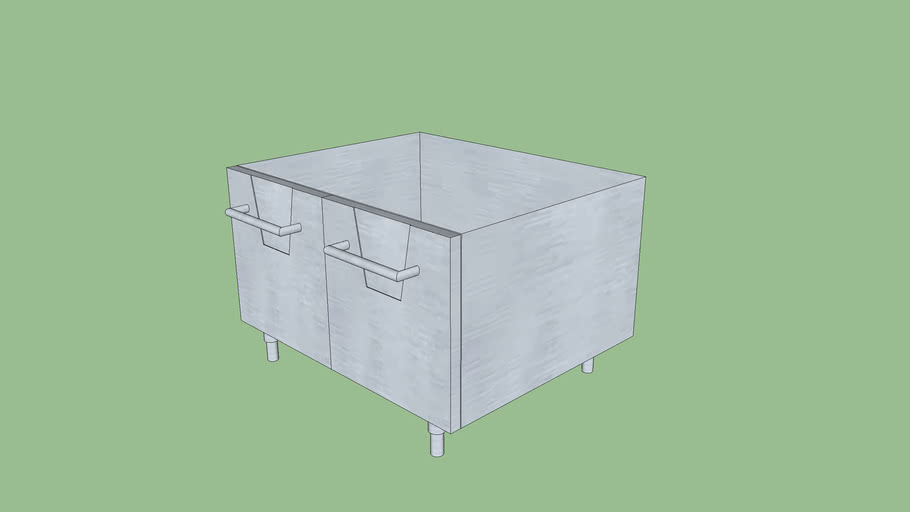 BASE CUPBOARD WITH DOOR, FULL MODULE 7876.N1.80705.00 | 3D Warehouse