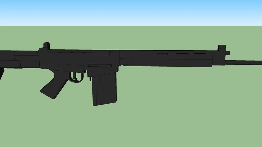 arma larga fn fal | 3D Warehouse