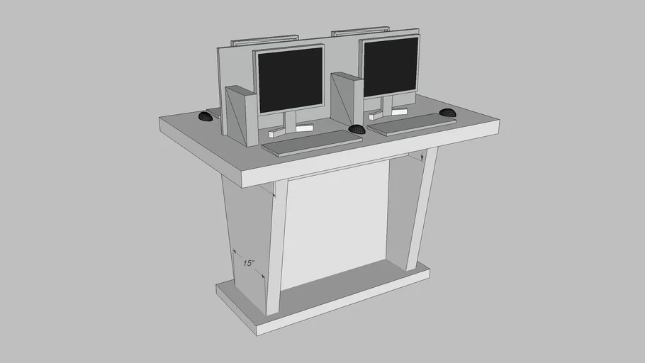 Computer Kiosk | 3D Warehouse