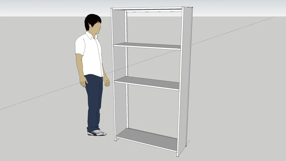Simple Bookshelf | 3D Warehouse