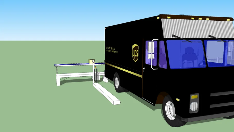 Ups voorstel Charging UPS Truck | 3D Warehouse
