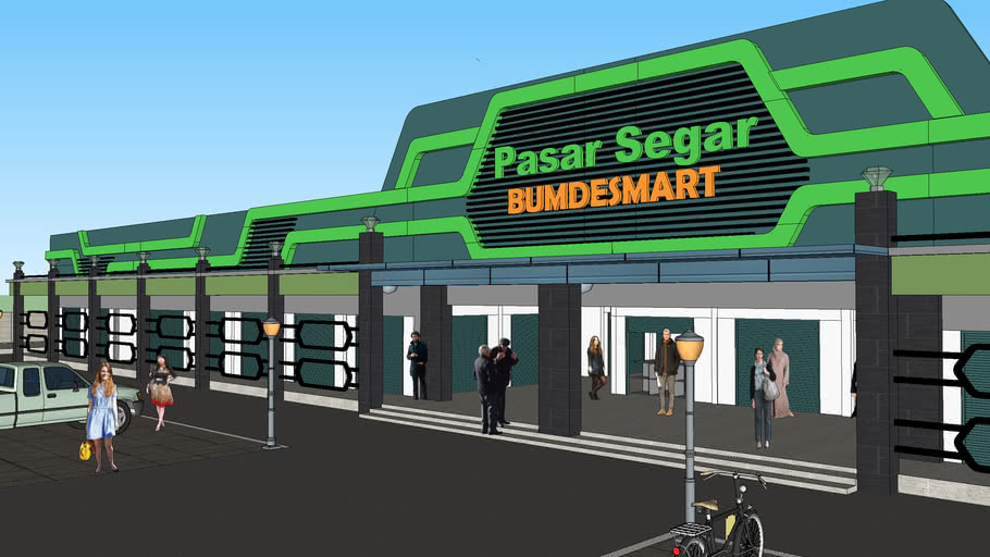 pasar pamoyanan garut | 3D Warehouse