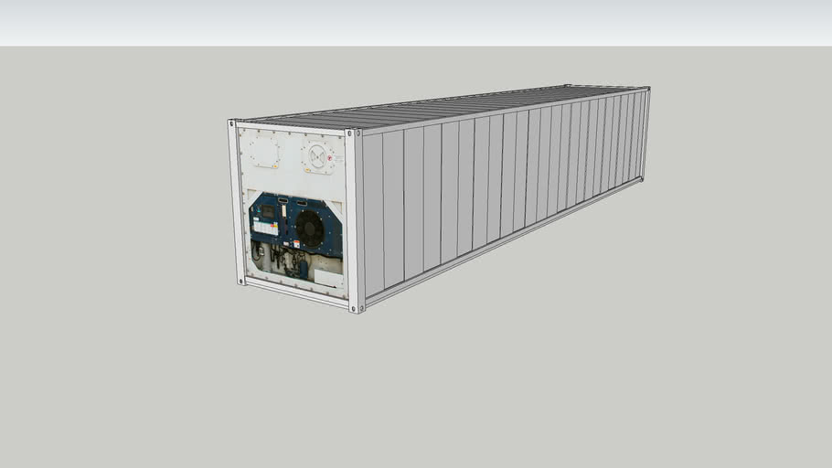 refrigerated container 40 | 3D Warehouse