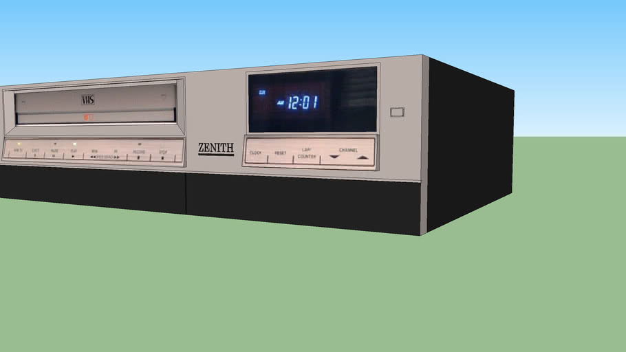 Zenith (VR-1800) VHS VCR | 3D Warehouse