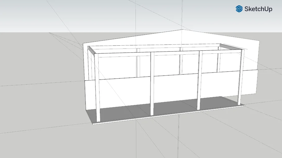 afdak stal | 3D Warehouse