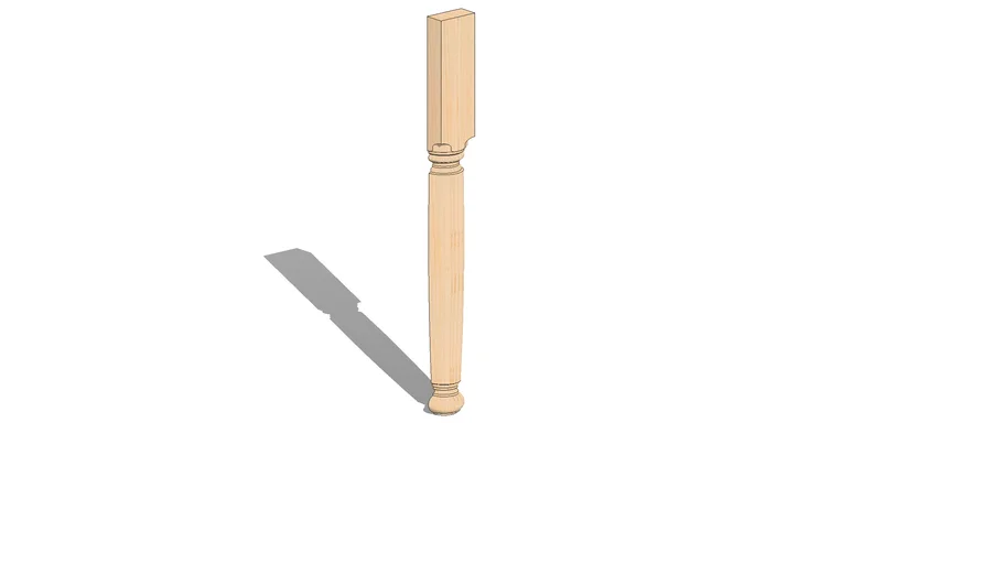 01040210-2 Plain Estate Column -Split | 3D Warehouse