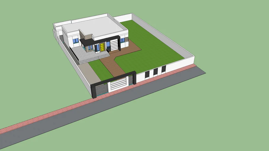 Villa RDC moderne | 3D Warehouse