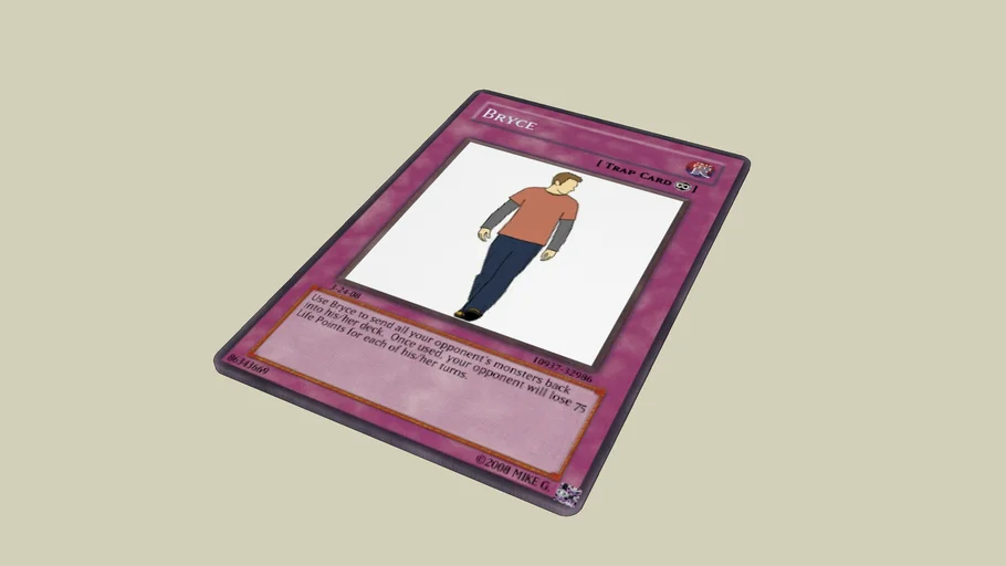 Bryce Yu-Gi-Oh! Card | 3D Warehouse
