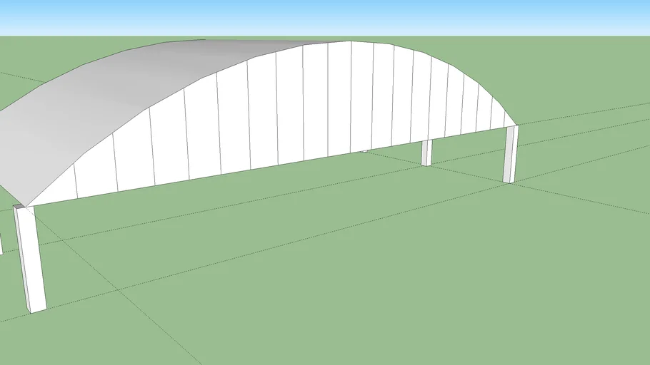 Cubierta Arco Techo | 3D Warehouse