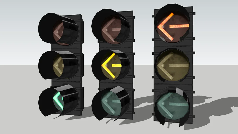 Duralight Colored LED left turn signals | 3D Warehouse