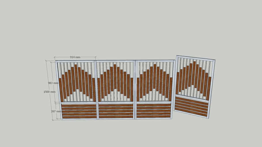 pagar besi | 3D Warehouse