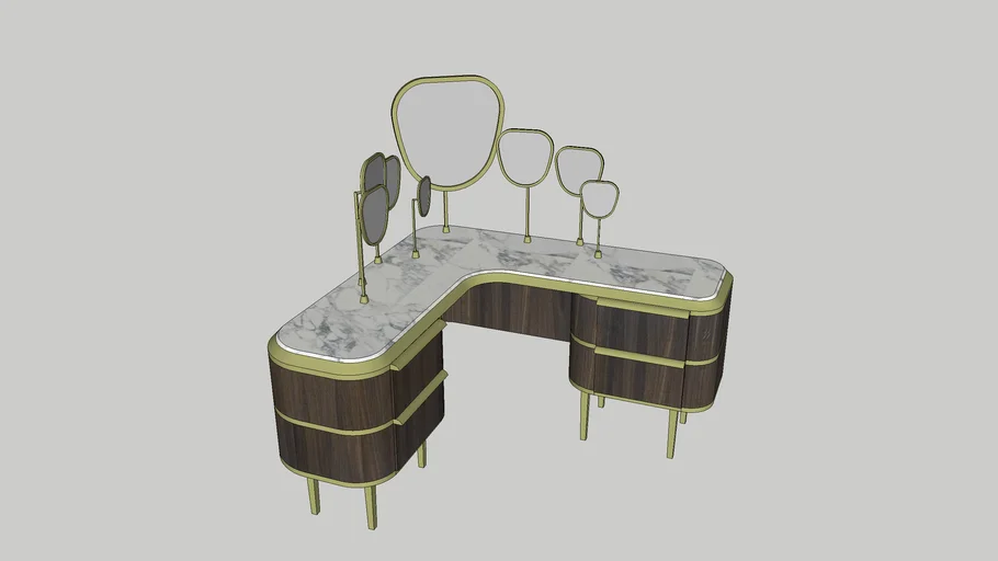 vanity table by KARA | 3D Warehouse