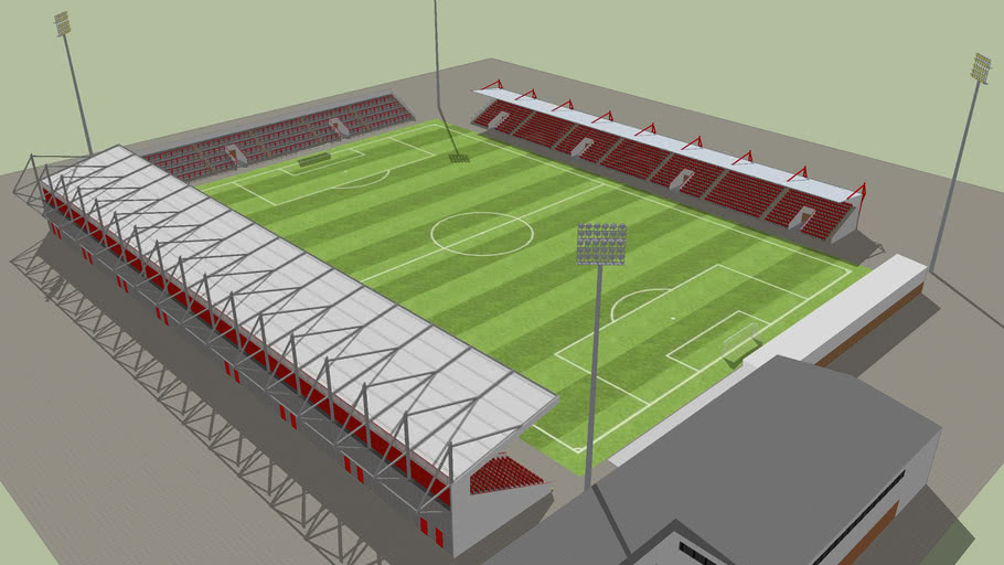 Small football ground | 3D Warehouse