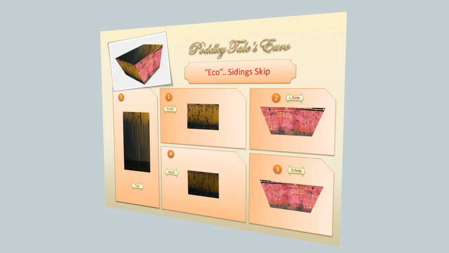 'Eco Sidings Skip Kit'... 'Template'.. 'Make it Yourself!'... | 3D ...