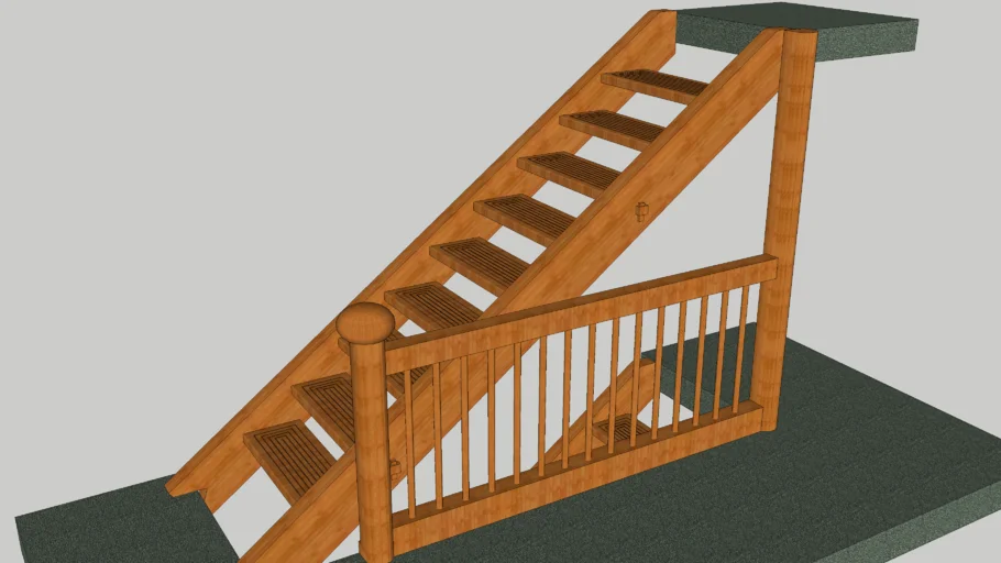 Wood Ladder Nepali | 3D Warehouse