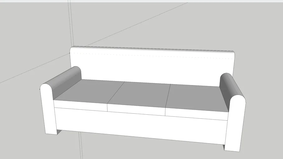 A Simple Sofa | 3D Warehouse