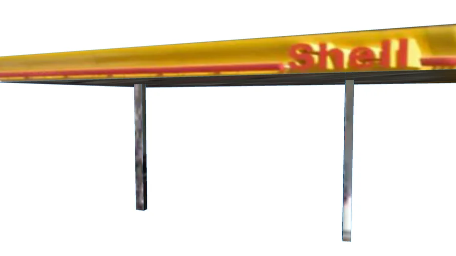 Shell Station - Pump Shelter | 3D Warehouse