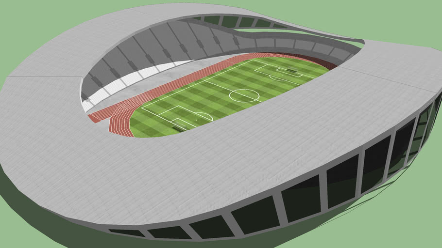 athletics and football stadium | 3D Warehouse
