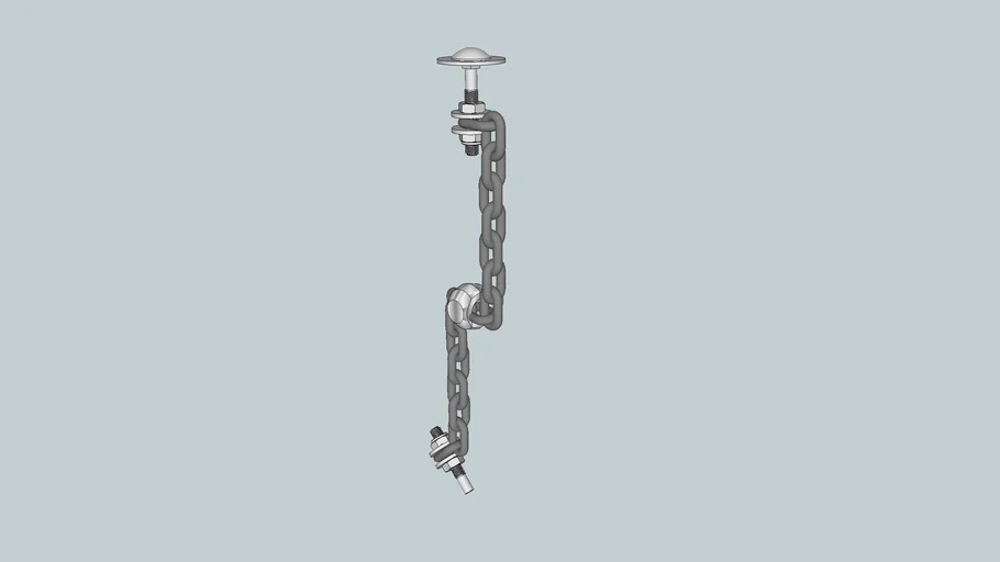Chain with bolts | 3D Warehouse