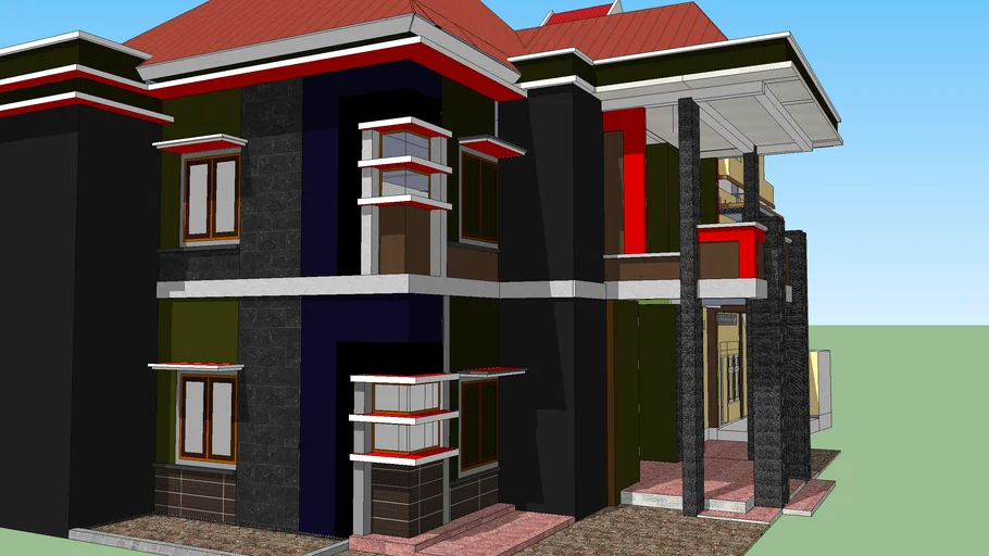 RUMAH MINIMALIS , HOUSE MINIMALIS , HOME 018 | 3D Warehouse