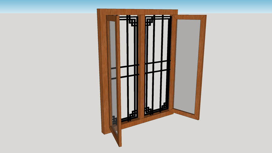Double leaf window. | 3D Warehouse