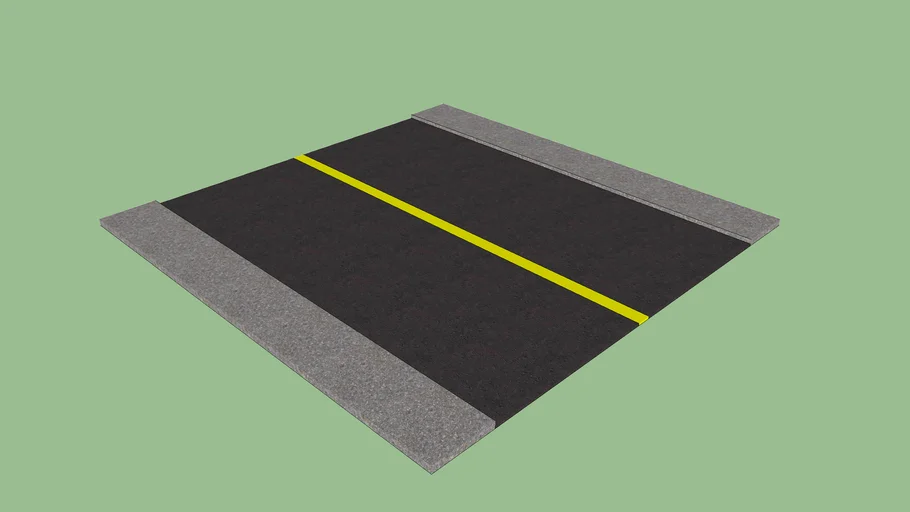 Road Section - Straight | 3D Warehouse