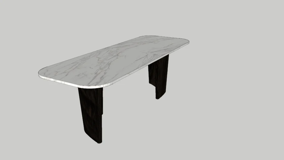 Minotti Song Coffee Table (Rectangular) | 3D Warehouse