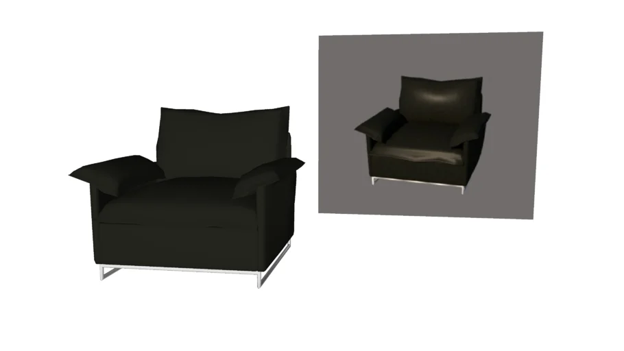 sillon individual | 3D Warehouse