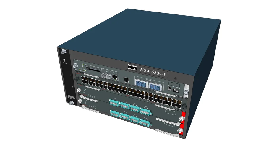 Cisco Catalyst 6504E Switch | 3D Warehouse