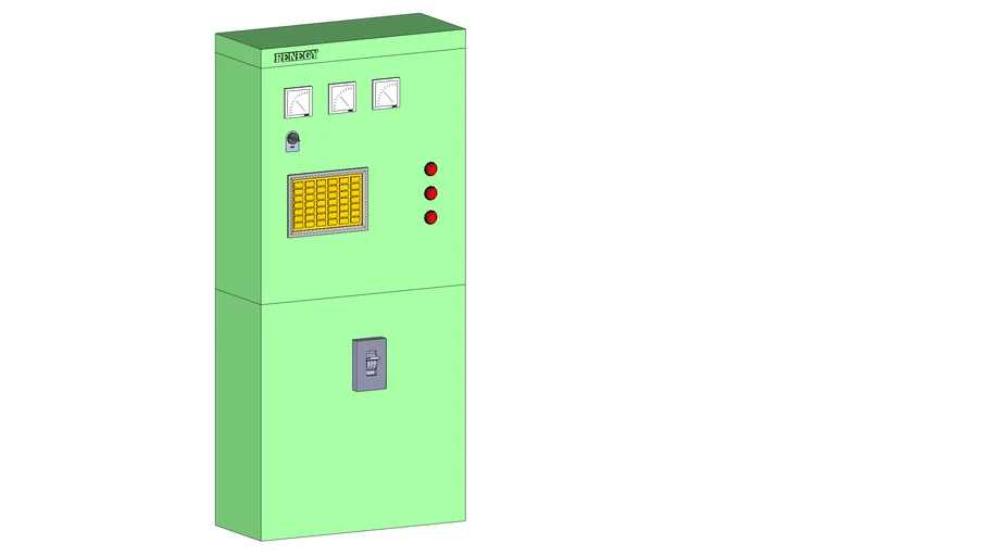Indoor Substation Control Panel | 3D Warehouse