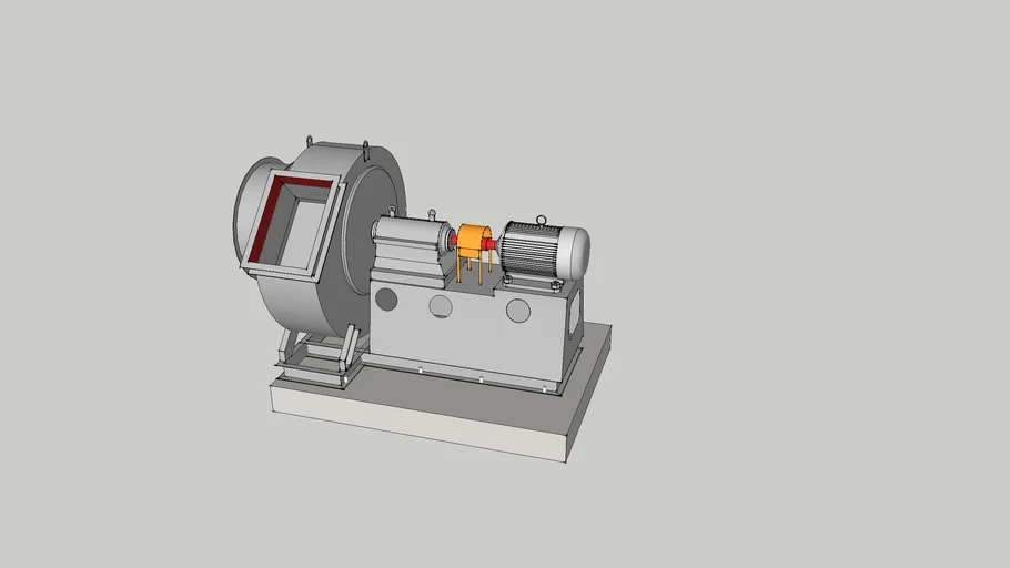 Forced draft fan | 3D Warehouse