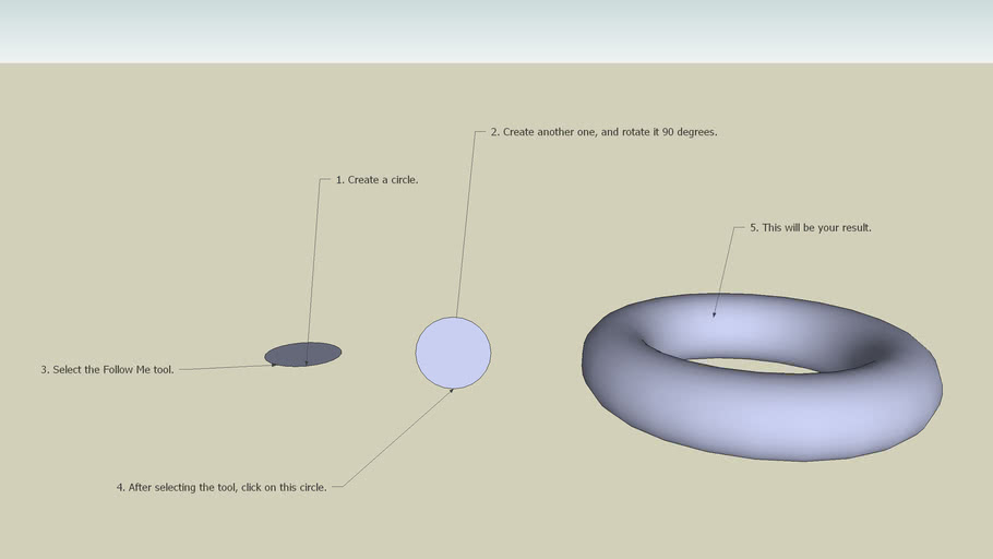 How to make a ring? | 3D Warehouse