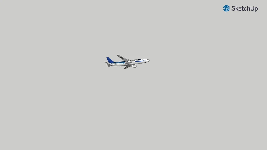 Flying airplane | 3D Warehouse