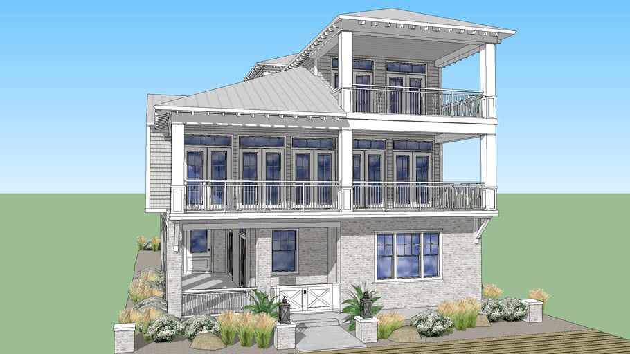 Boardwalk Home | 3D Warehouse