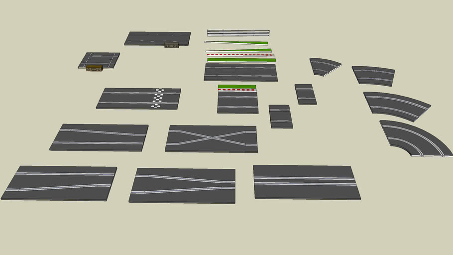 track sections by cosmosman | 3D Warehouse