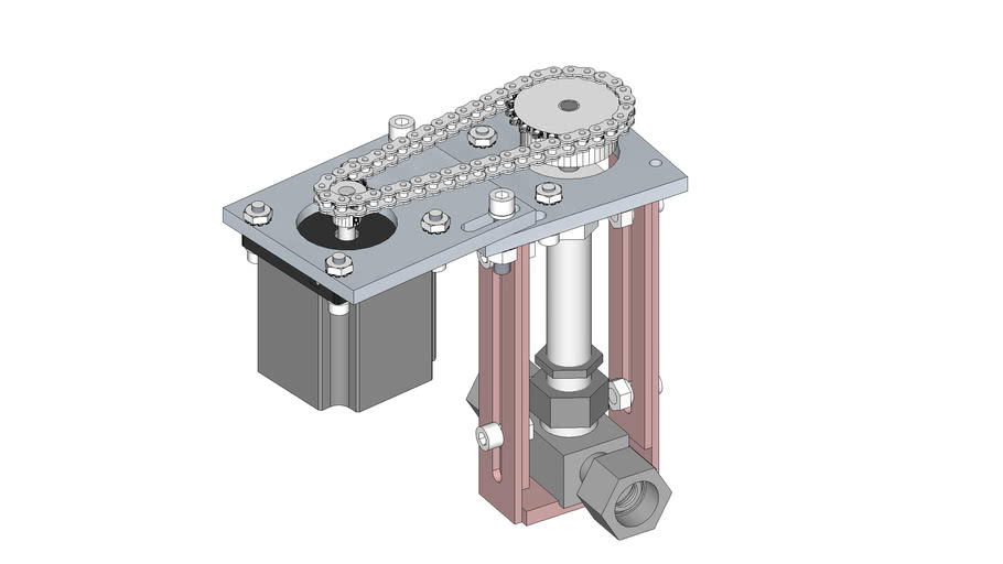 Stepper Motor Controlled Valve | 3D Warehouse