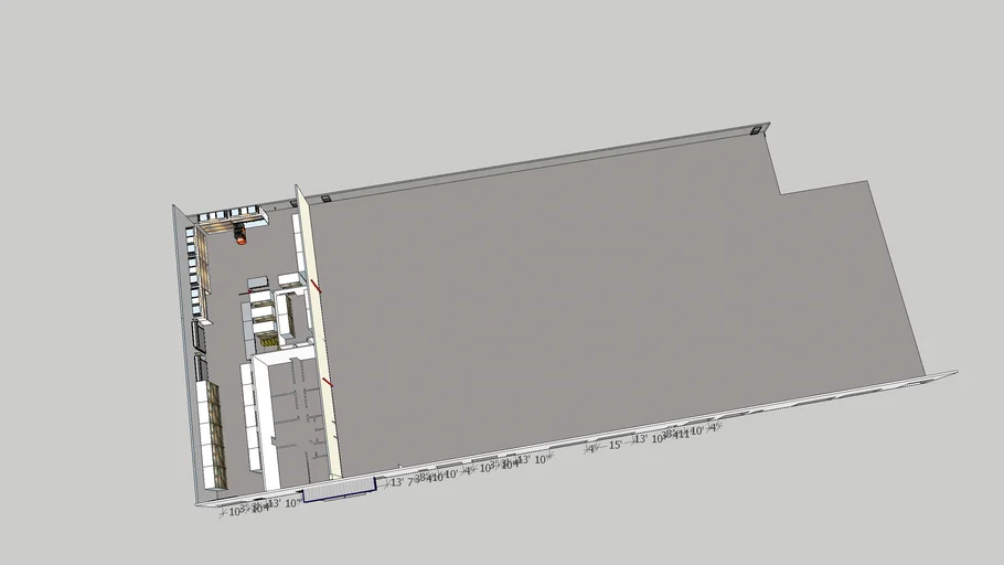 Bay 6 Rack Layout | 3D Warehouse
