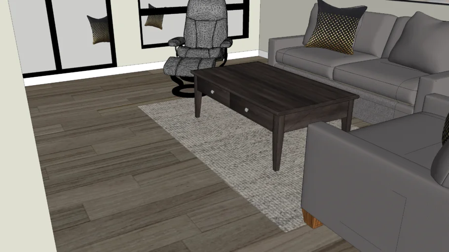 Rectangle Coffee Table | 3D Warehouse