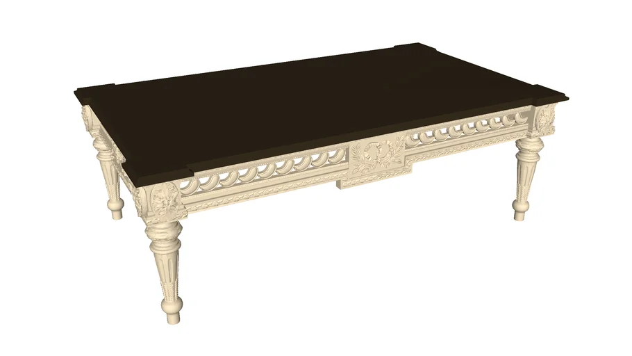 Antique table 3dsky model | 3D Warehouse